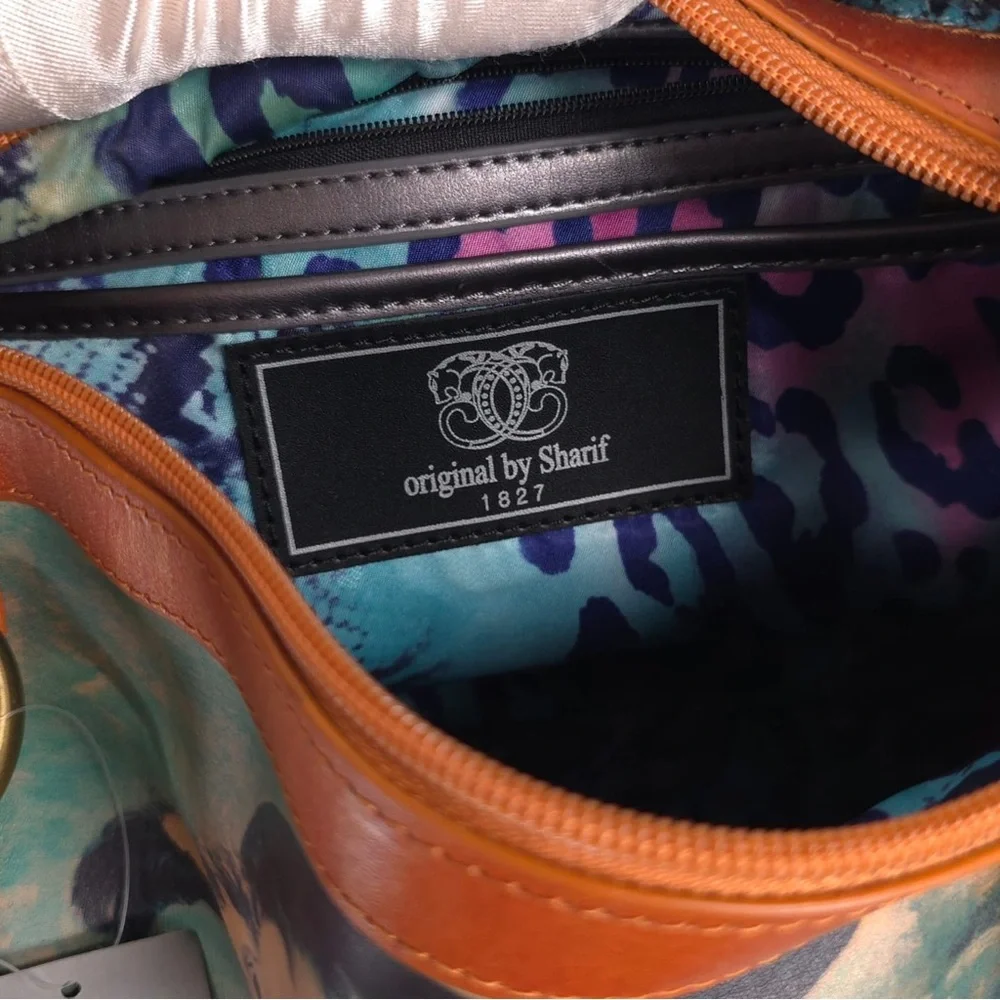 Sharif | Bags | Nwt Original By Sharif 827 Handbag Leather Hand Painted ...